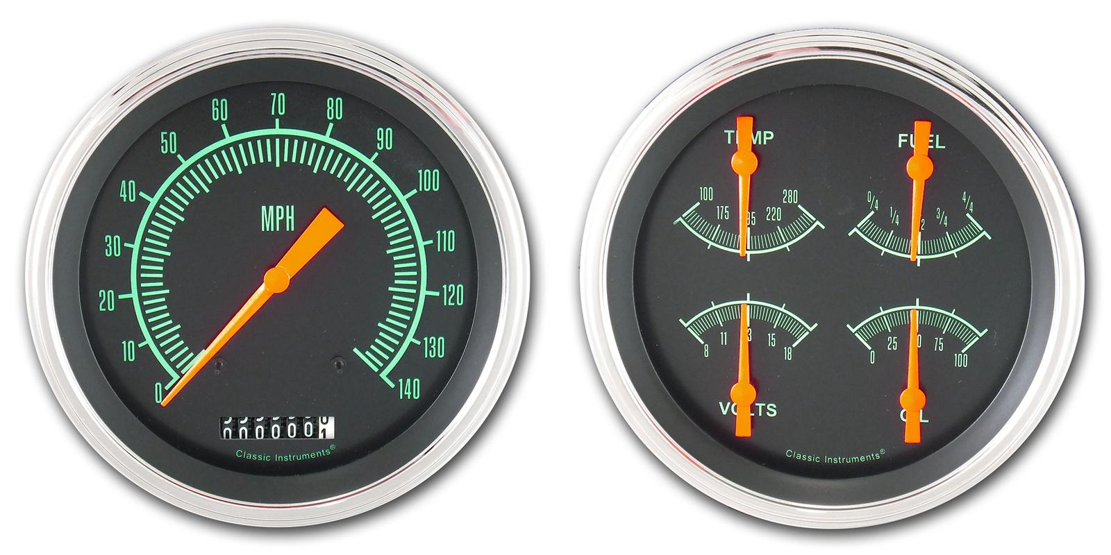 G-Stock Series 4 5/8" Speedometer & Quad - Kvarnberg Products